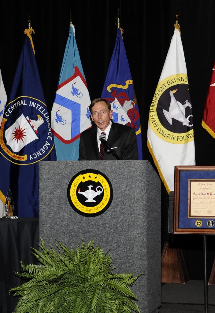 Foundation presents retired General David H. Petraeus with 2012 ...
