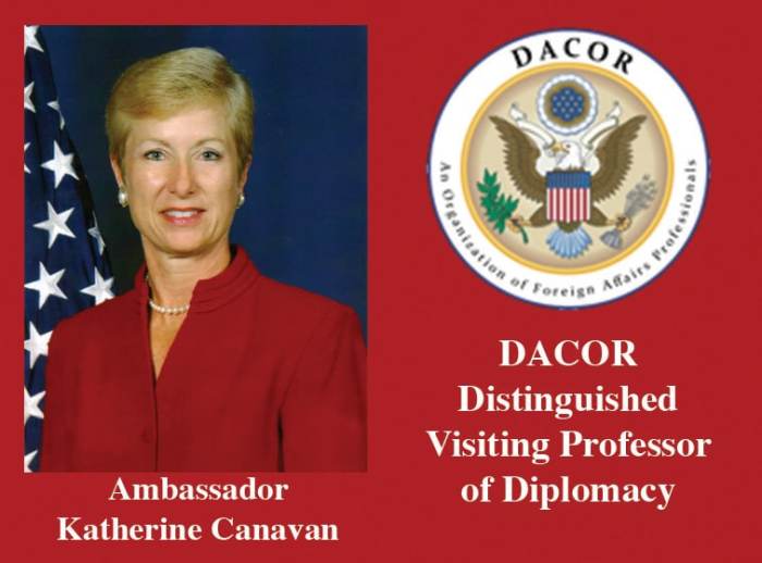 Ambassador Canavan selected as Distinguished Visiting Professor of ...
